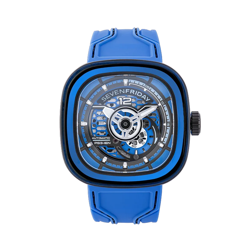 SEVENFRIDAY PS3/04 COLORED CARBON BLUE | S&S Group